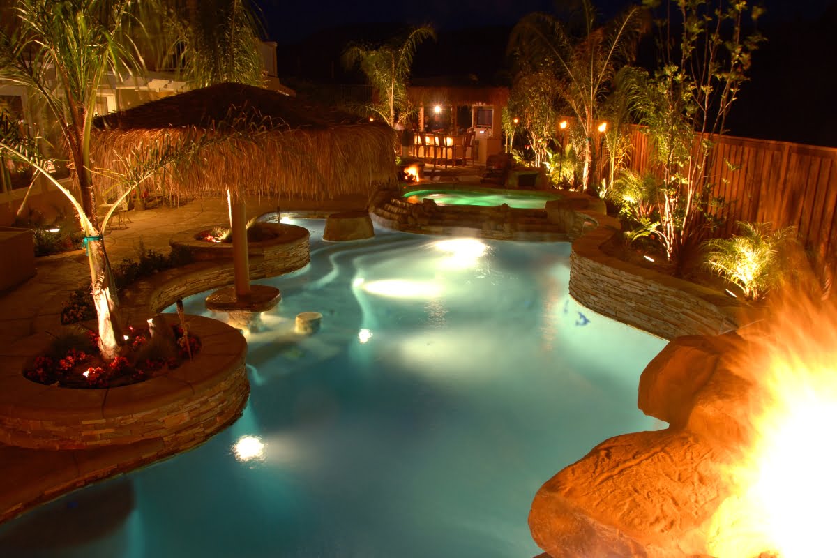 Light up Your Night Swim: 10 Gorgeous Pool Lighting Ideas - Clear Water ...